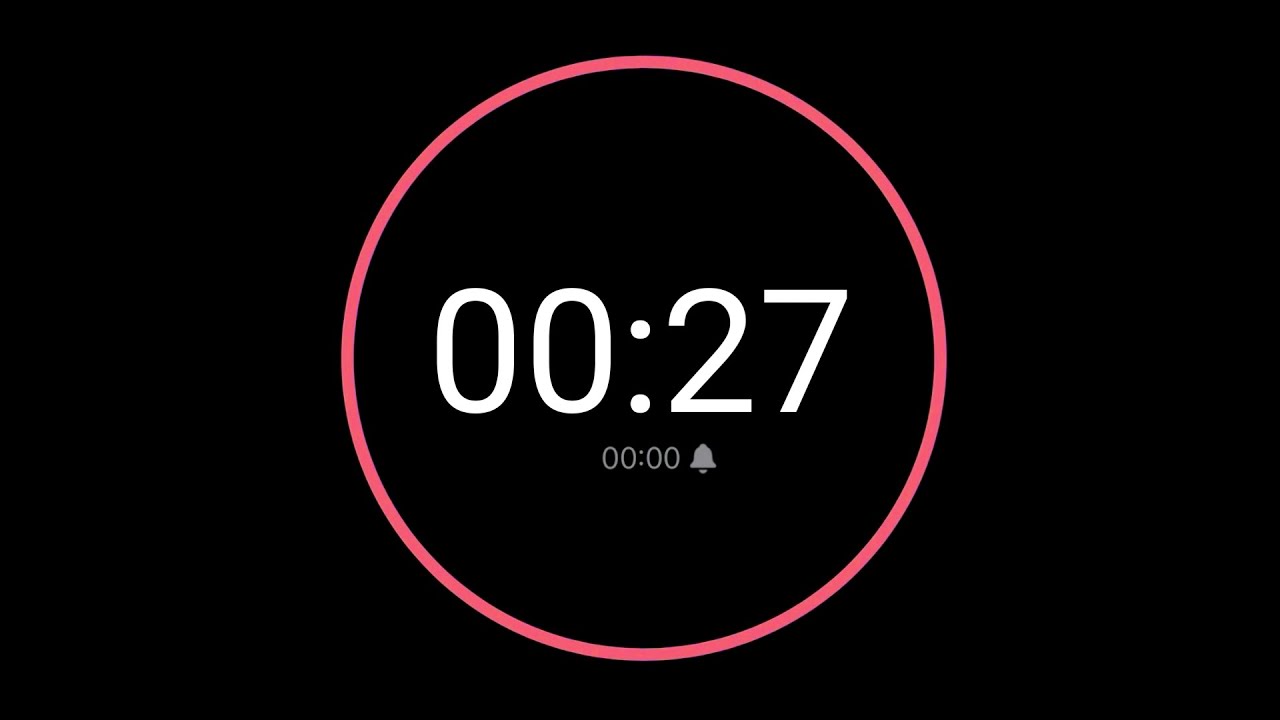 27 Second Countdown Timer / iPhone Timer Style