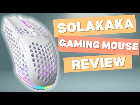 Solakaka SM600 Wireless LED Mouse Unboxing and Review | Ultra-Light, Ergonomic, & Stylish