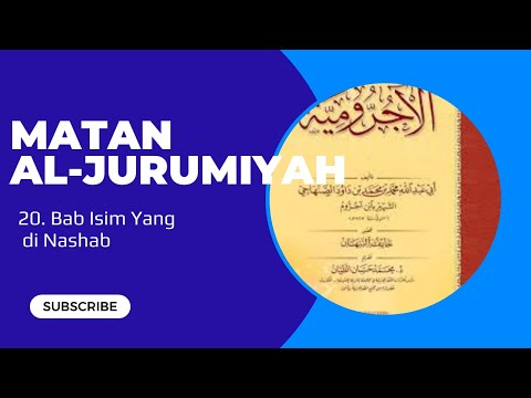 20.Bab Isim-Isim yang dI Nashabkan