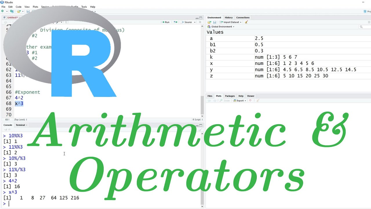 Vector Arithmetic and Operators R (E7)