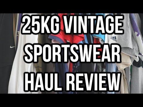 25KG VINTAGE SPORTSWEAR HAUL REVIEW | WAS IT WORTH IT?!