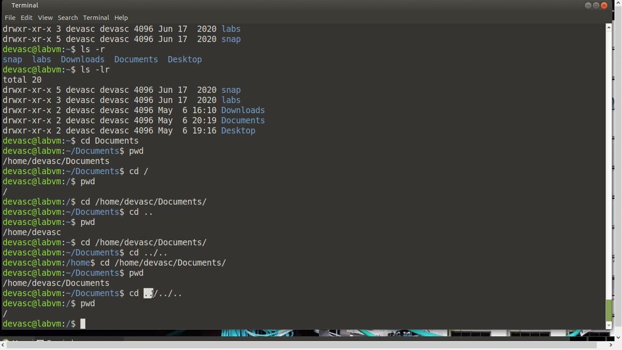 DevNet - Linux Review Part 1