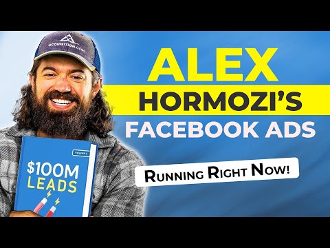 I FOUND ALEX HORMOZI'S FACEBOOK ADS