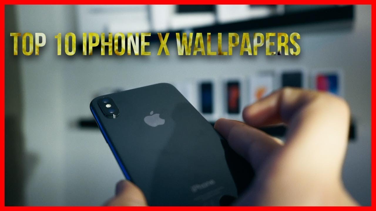 Top 10 BEST iPhone X Wallpapers  (Links included)