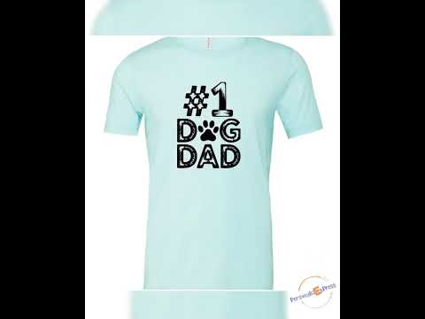 #1 Dog Dad | Distressed Men's T-Shirt