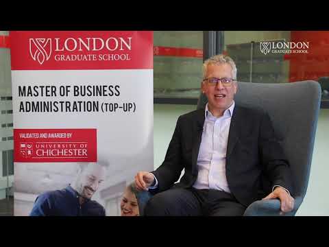 Chris Dancer, Head of Academic Partnership, University of Chichester visits London Graduate School