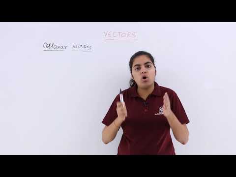 Coplanar Vectors: Vector Algebra Video Lecture - JEE