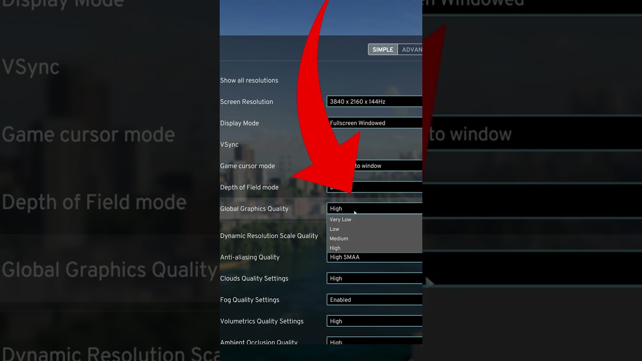 How To Improve Performance in Cities Skylines 2! #Shorts
