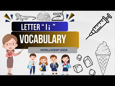 Latter i Vocabulary for kids | Words That Start With Letter Ii | Latter i words | i words | #kids |i
