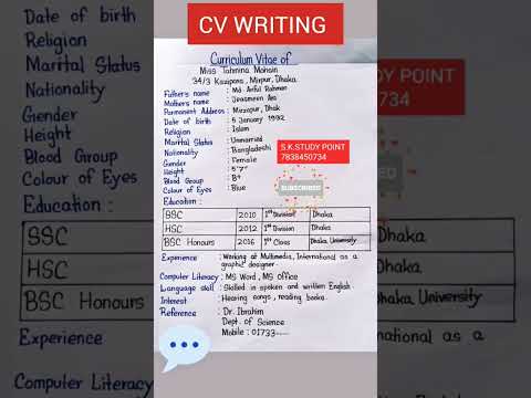#Job #Application#CV#Format#