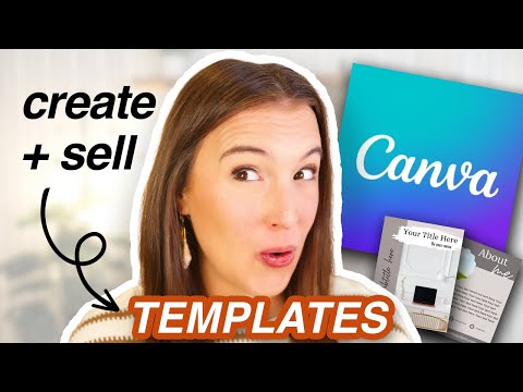 How to make money online with CANVA TEMPLATES in 2024 ????????