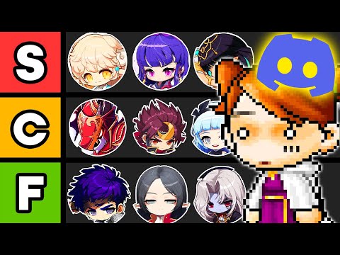 BEST and WORST Class Discords? - MapleStory Class Discords Tier List