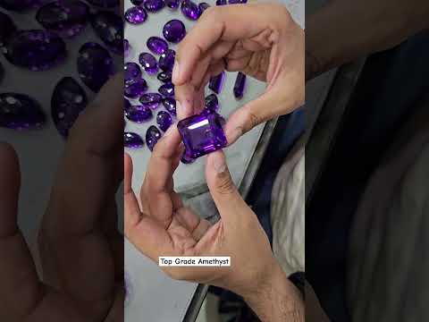 Top Quality Amethyst Faceted stone from African mines #amethyst