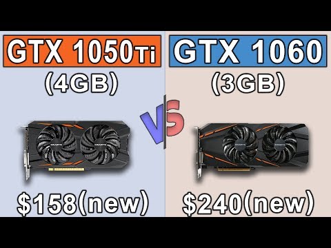 GTX 1050 Ti OC vs GTX 1060 3GB | New Games Benchmarks