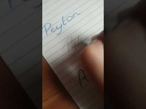 requested name PEYTON