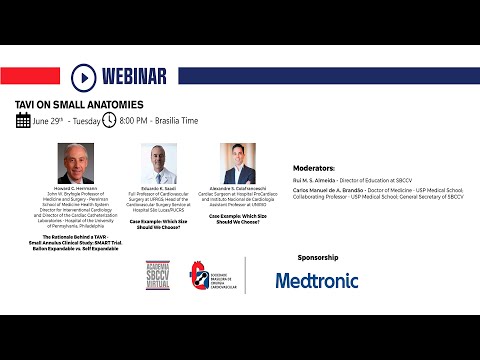 WEBINAR MEDTRONIC/SBCCV: TAVI ON SMALL ANATOMIES