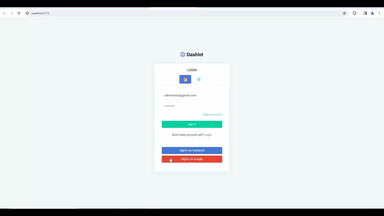 Dashlot React Typescript Admin & Dashboard Template