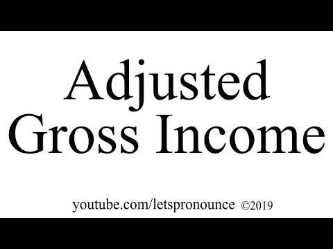 How to Pronounce Adjusted Gross Income
