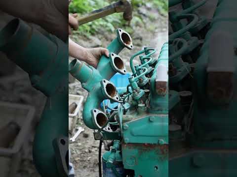 Genius Girl Perfectly Repairs Super Large Generator Set #Repair #Machine #Technology |Linguoer