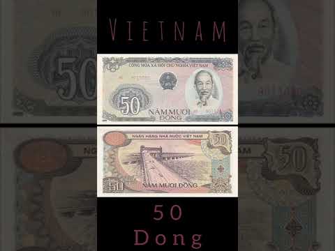 VIETNAM 50 DONG UNC 1985.#Shorts #moneyphechan #education
