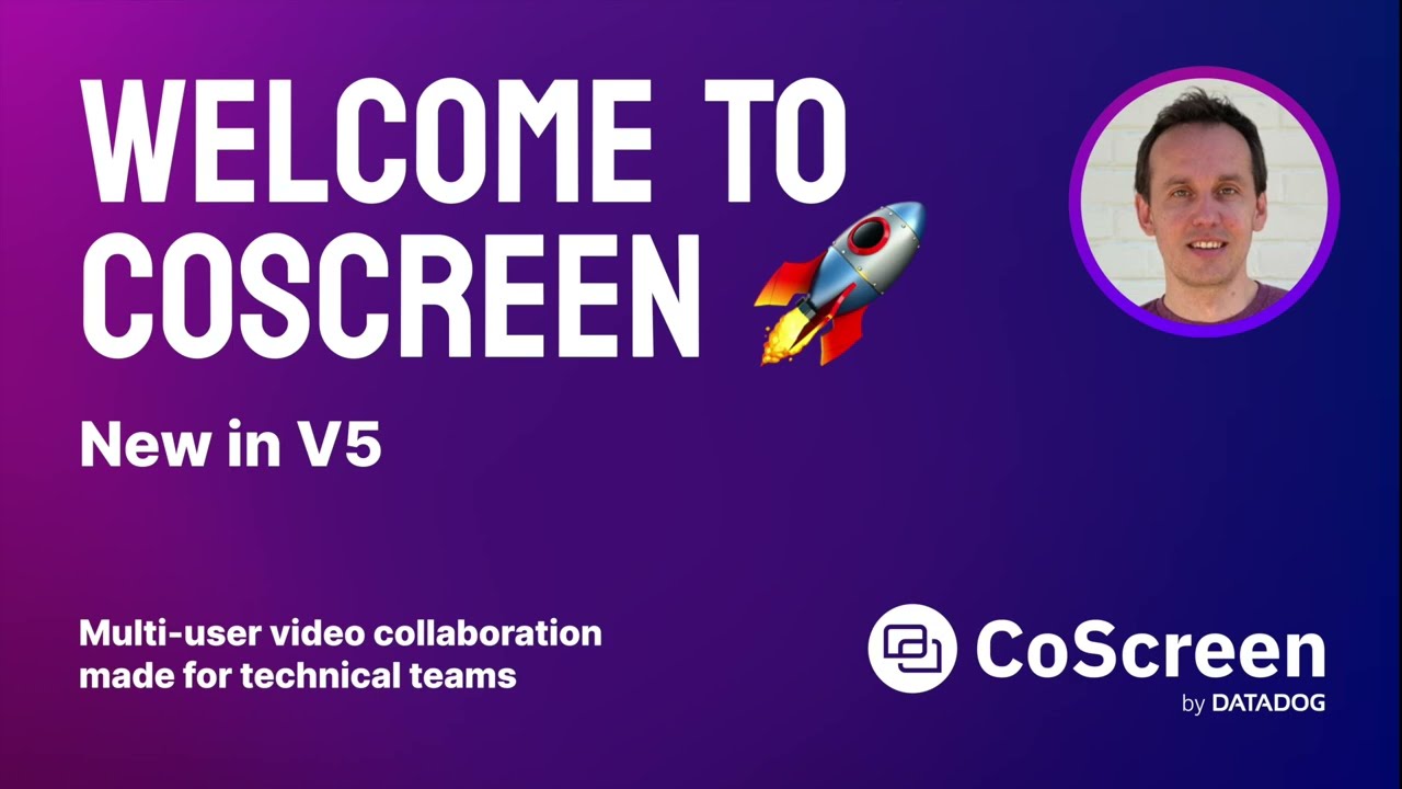 CoScreen V5: the all-new way to screen share, pair program, debug, collaborate