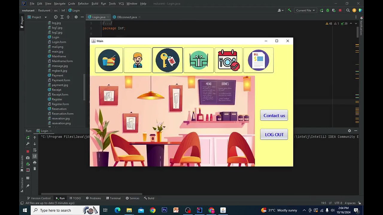 Restaurant Management System | Java Web Application | CrazyCoder LK