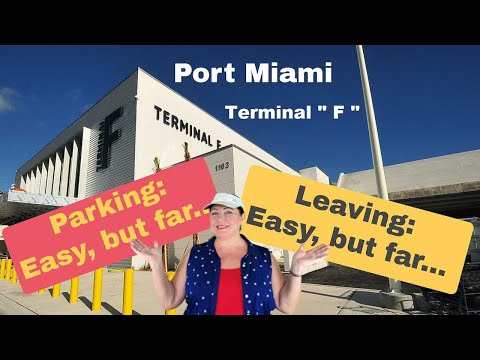 Port Miami: Carnival's Terminal F - Celebration Homeport and Drive from WPB