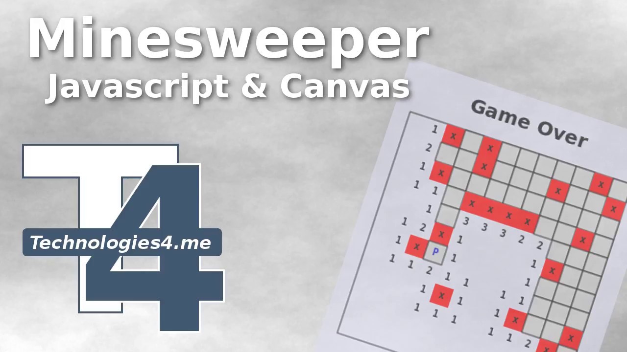 Minesweeper in Javascript & Canvas - 1 of 2