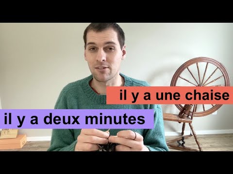 Find out what " il y a " means in FRENCH