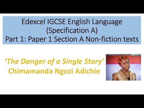 Analysis of 'The Danger of a Single Story' by Chimamanda Ngozi Adichie