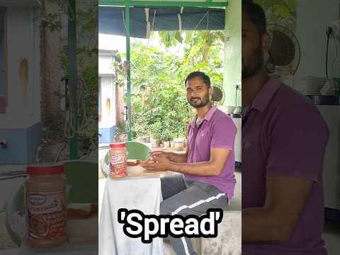Vocabulary Video Challenge for the word 'Spread'.