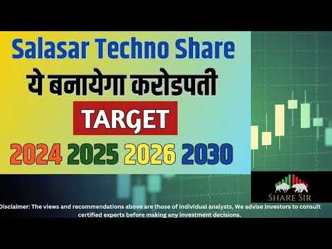 Salasar Techno Share Target 30 | Salasar Techno Today #youtube #sharesir