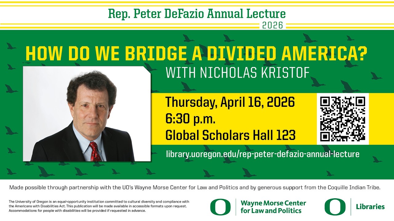 2026 DeFazio Annual Lecture