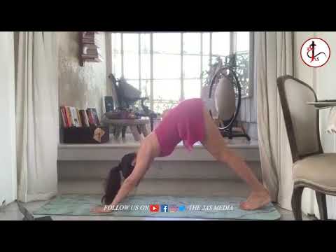 Jacqueline Fernandez HOT Yoga Poses | Hot Jacqueline Fernandez Yoga || Jas Media Telugu