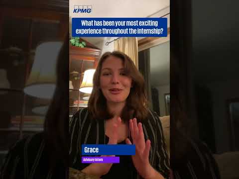 The intern experience at KPMG | Meet Grace