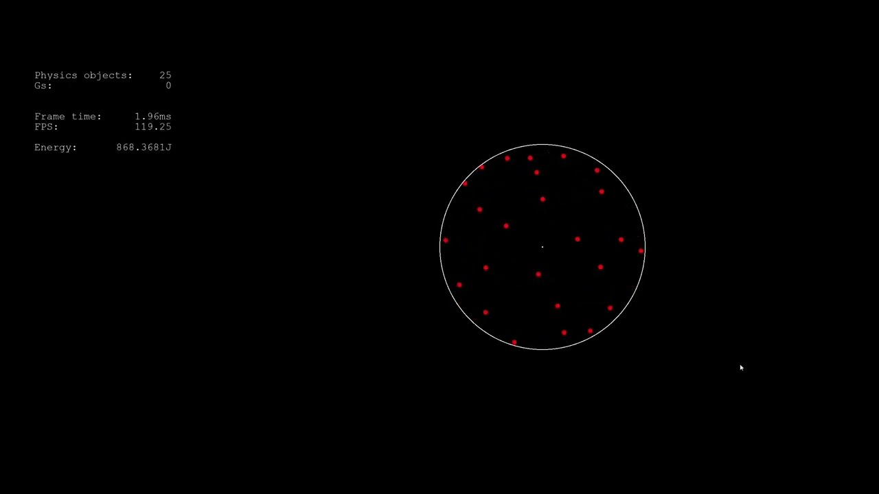 Charged Particles Simulation in python 2
