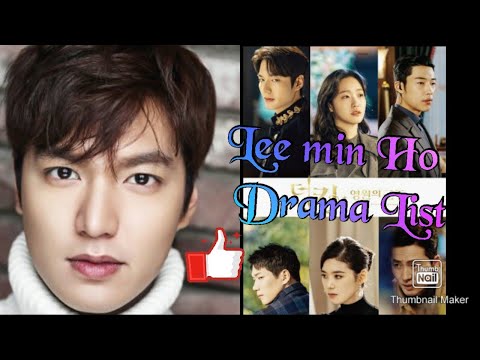 LEE MIN HO.... Drama List 💓