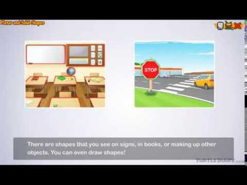 Types of Solid 3-D Shapes You See Every Day! *Math for Kids*