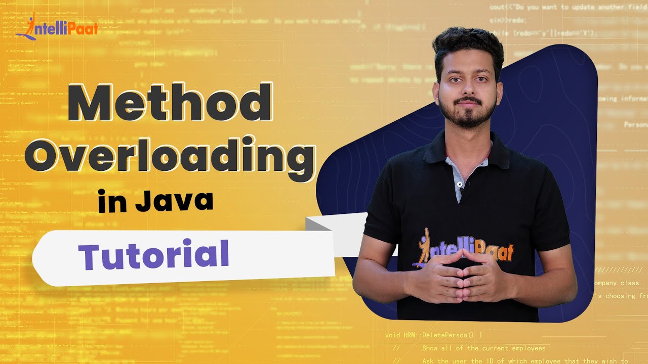Method Overloading in Java | Java Tutorial | Intellipaat