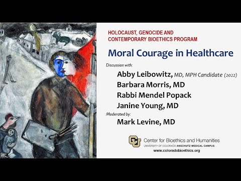 Moral Courage in Healthcare - Discussion on April 8, 2021