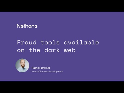 Fraud tools available on the dark web by Patrick Drexler