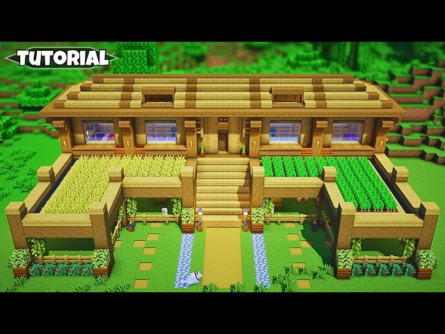 Survival Base, Oak & Spruce +Tutorial 🏡(67) Minecraft Map