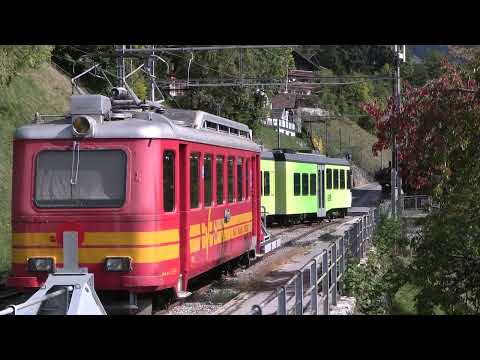 BVB Chemin de fer Bex-Villars-Bretaye - Zahnradmeterspurbahn der TPC - incl. historische Fahrzeuge