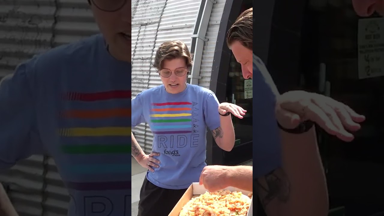 Dave Portnoy Reviews The First Ever Crab Rangoon Pizza