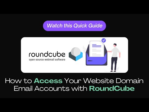 RoundCube Webmail Tutorial: How to Access Website Domain Email [Full Tutorial]