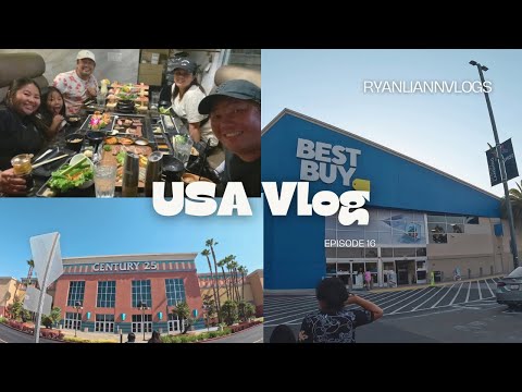 [🇺🇸 VLOG] MOVIE DAY AT CENTURY 25 •BEST BUY • GREAT MALL • TORO JAPANESE RESTAURANT | ryanliannvlogs