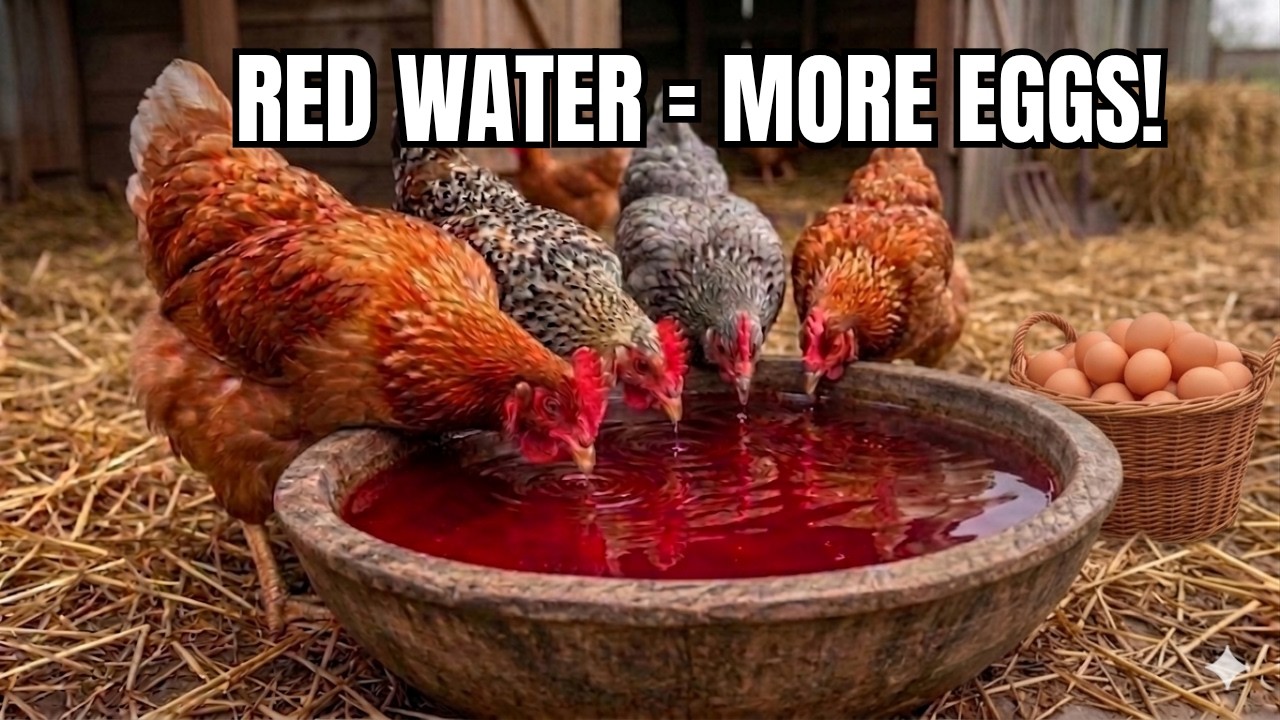 Triple Egg Production: Red Water Secret for Backyard Chickens (More Eggs Than a Farm!)
