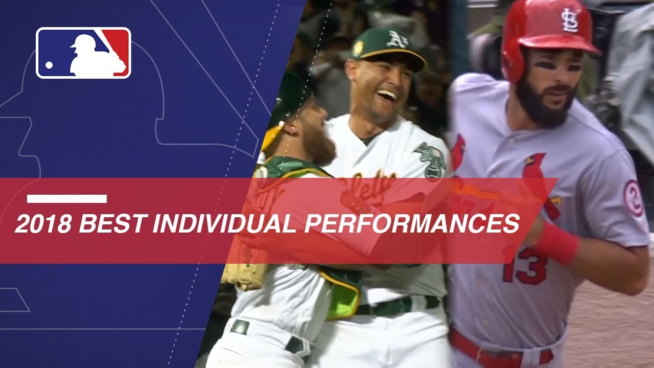 Best 2018 MLB Individual Performances