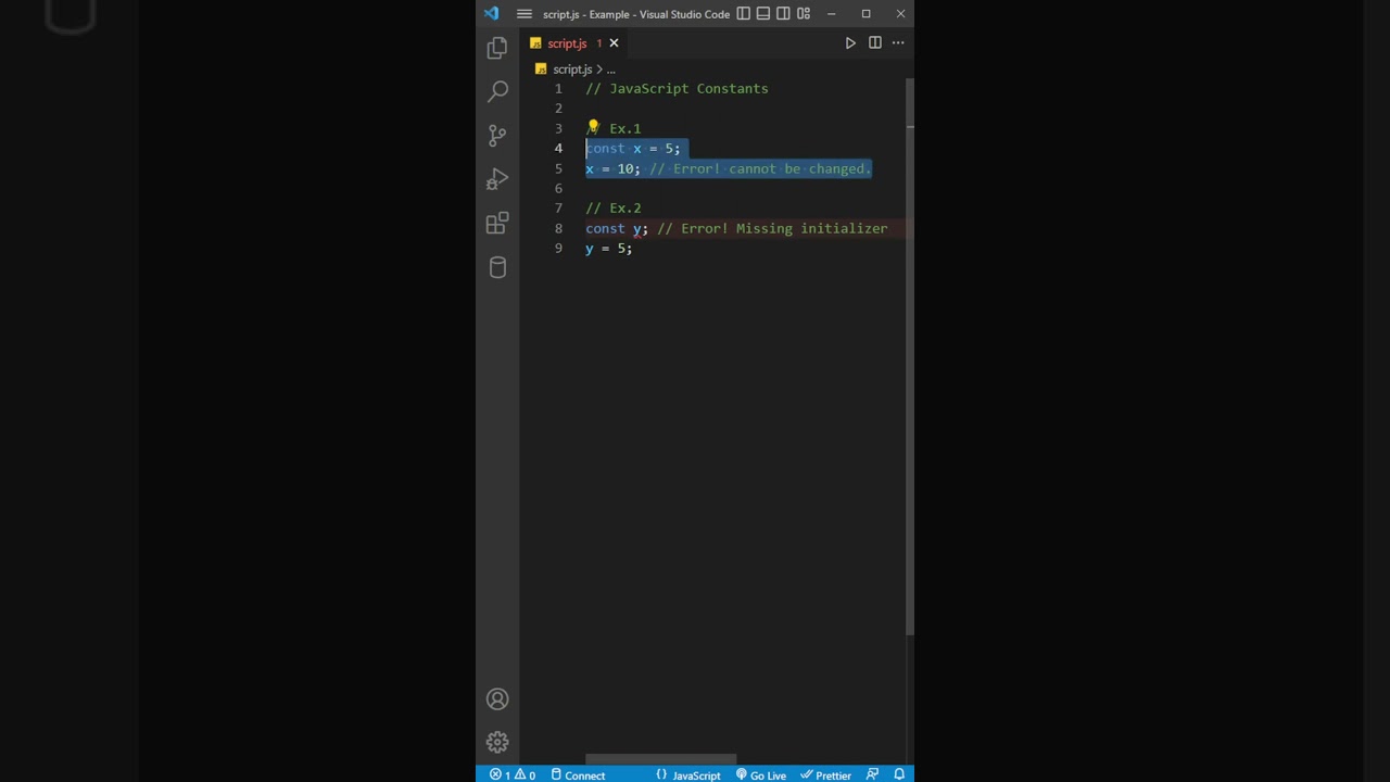 JavaScript Variables and Constants Part 3 | JavaScript Tutorial for Beginners
