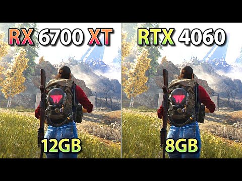 RX 6700 XT vs RTX 4060 - 1080p & 1440p with DLSS/FSR 3.1 Frame Generation